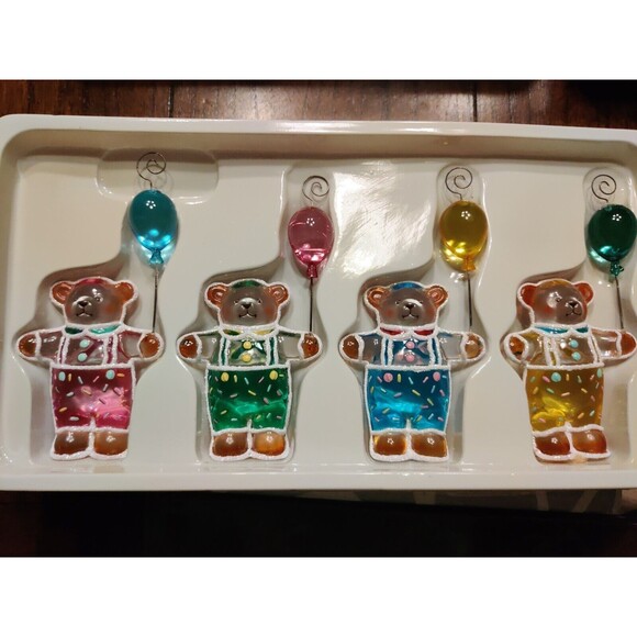 Department 56 | Holiday | Vintage Department 56mini Ginger Bearsset 4 ...